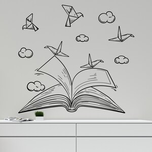 Library Wall Decal/ Classroom Wall Decal/ Reading Wall Decal/ Library ...