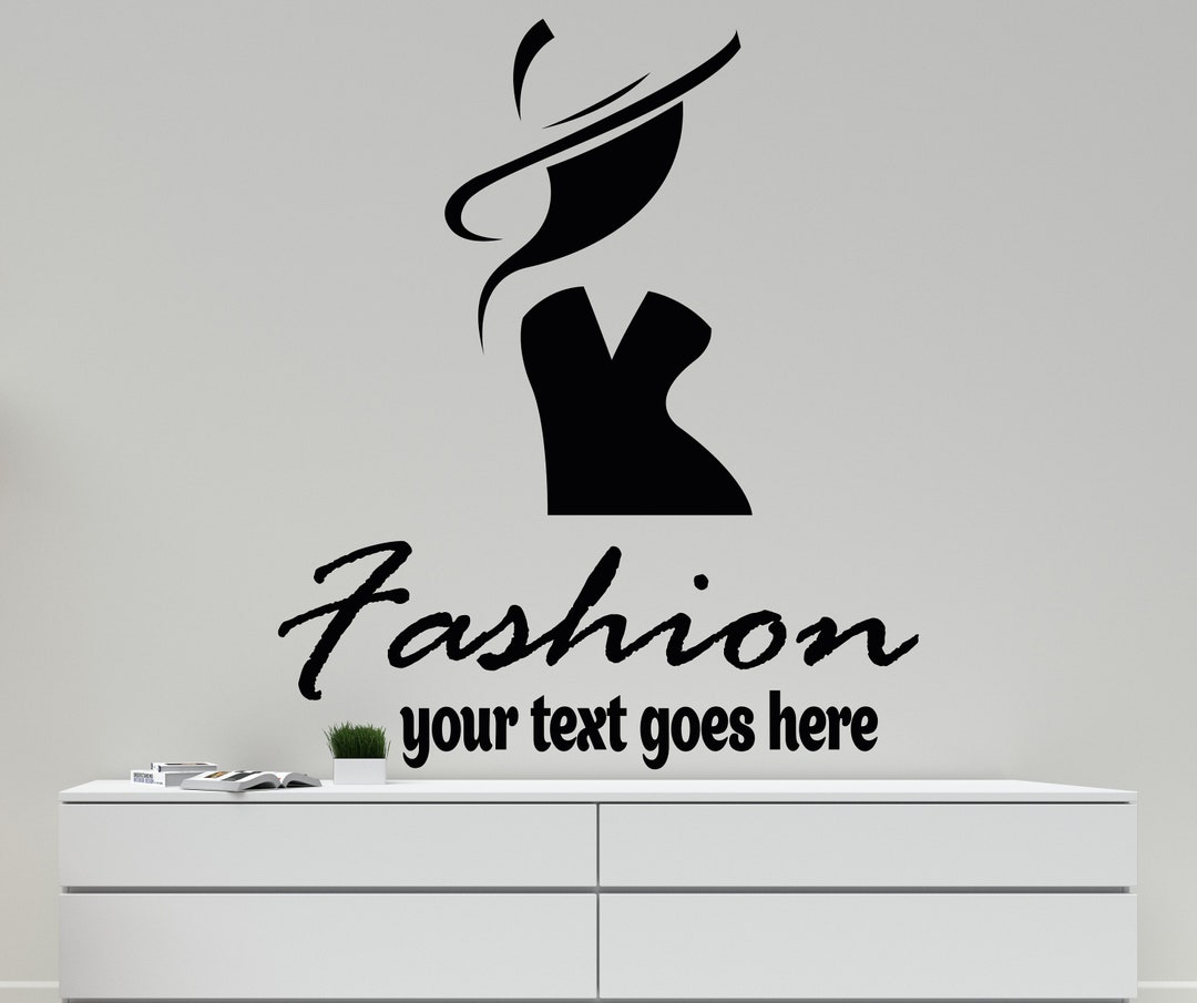 Clothes Store Sticker. Sticker on the Door. Glass Display Case Sticker ...