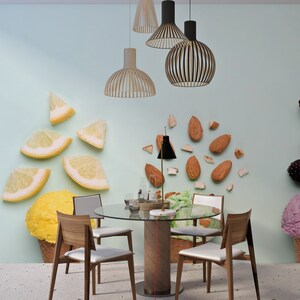 Ice Cream Wall Mural/ 3D Ice Cream Wallpaper/ Ice Cream Wall Art/ Café ...