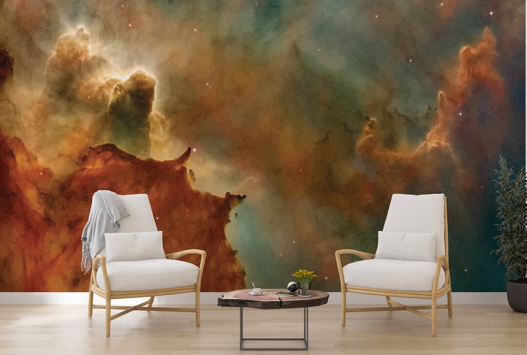 Space Wall Mural/ Deep Space Wall Mural/ Galaxy Wallpaper/ Sky Wall ...