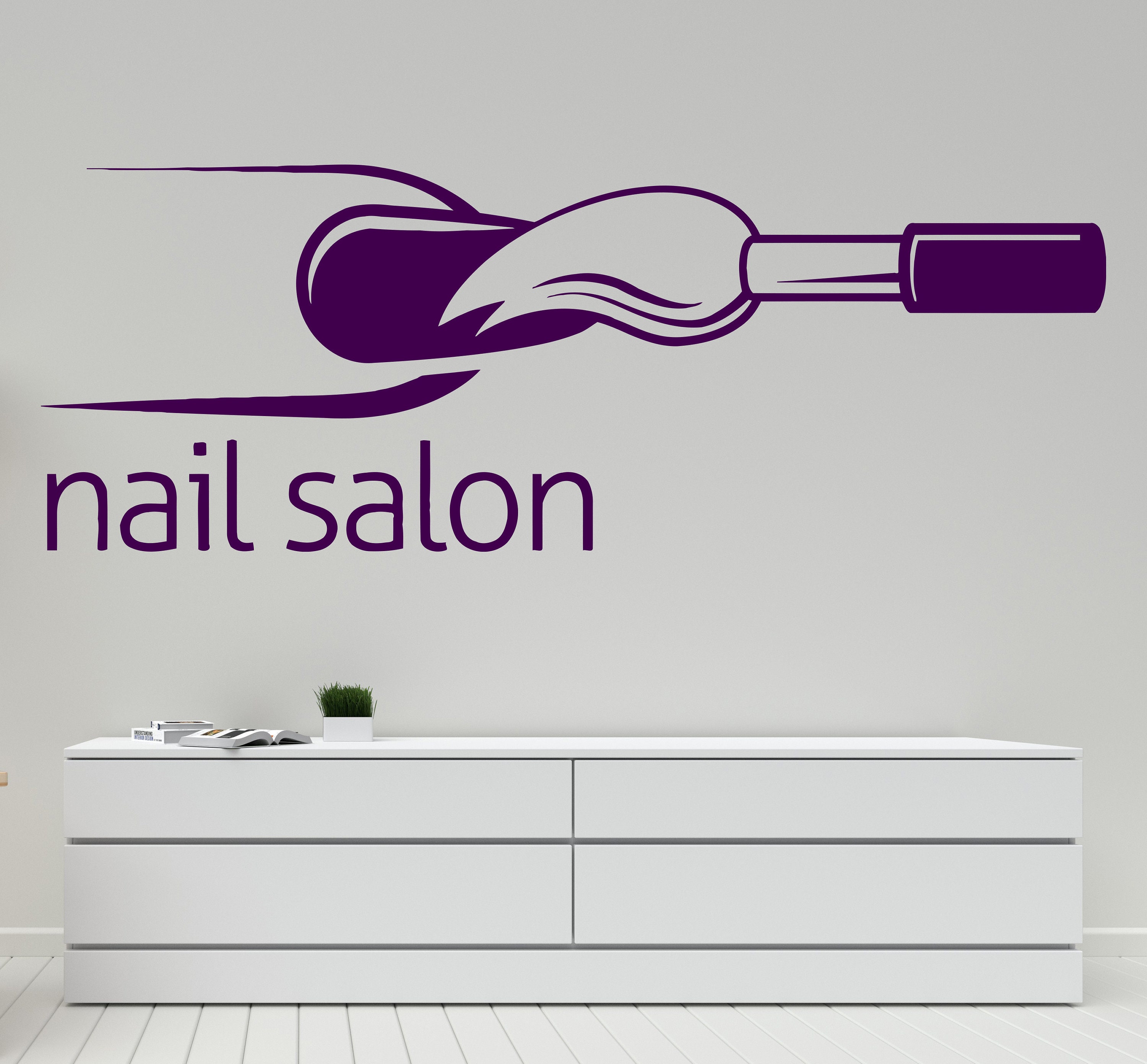 Nail Salon Wall Decal Beauty Salon Wall Decor Spa Salon Wall | Etsy