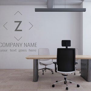 Company Name/ Logo Wall Decal /custom Text/business Printing Product ...