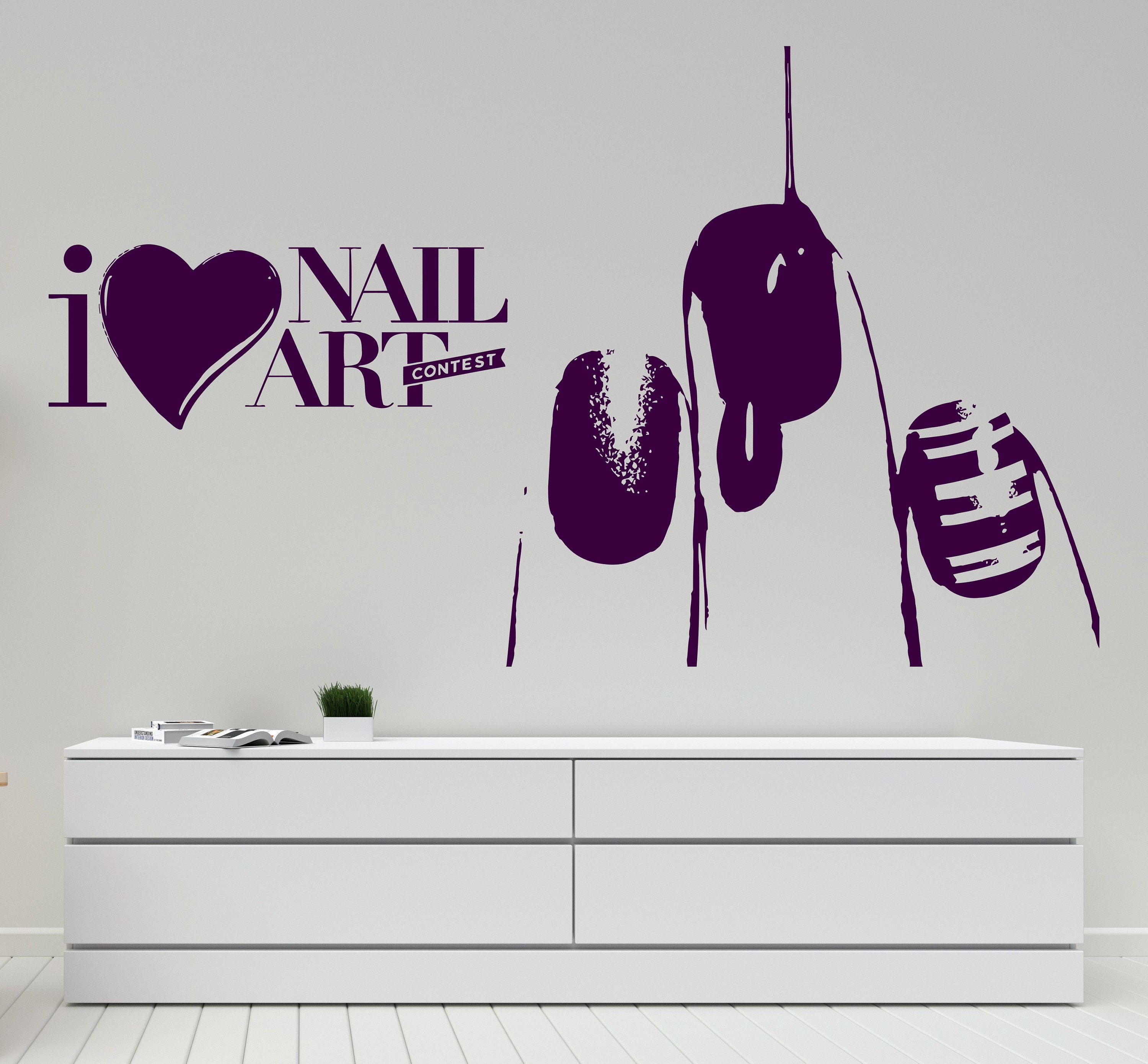 Nail Salon Wall Decal Beauty Salon Wall Decor Spa Salon Wall - Etsy