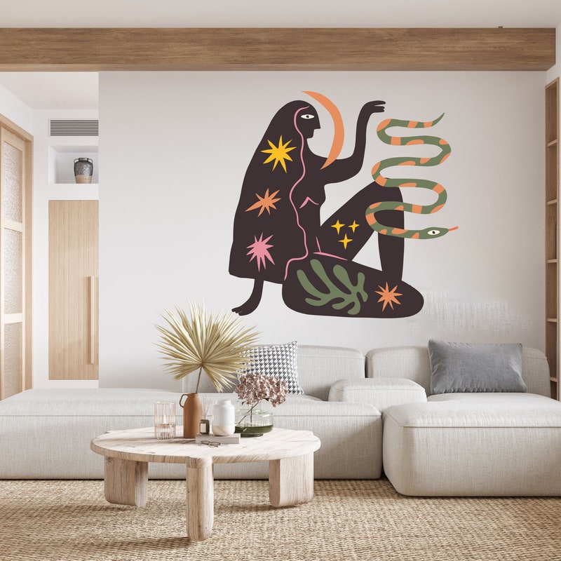 Abstract Wall Decal - Etsy