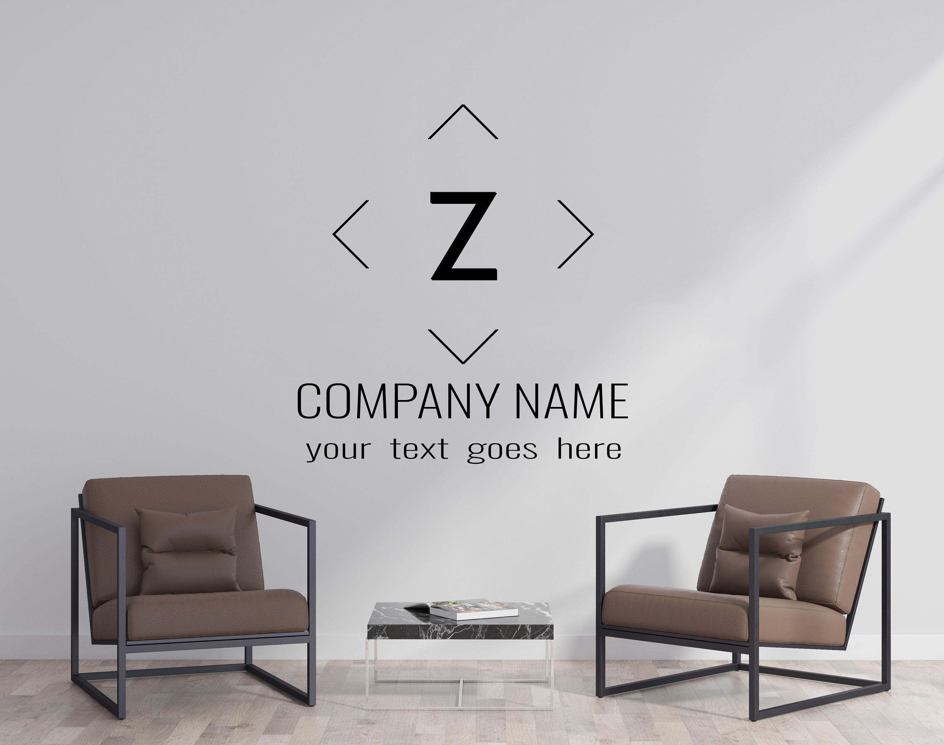 Company Name/ Logo Wall Decal /custom Text/business Printing - Etsy