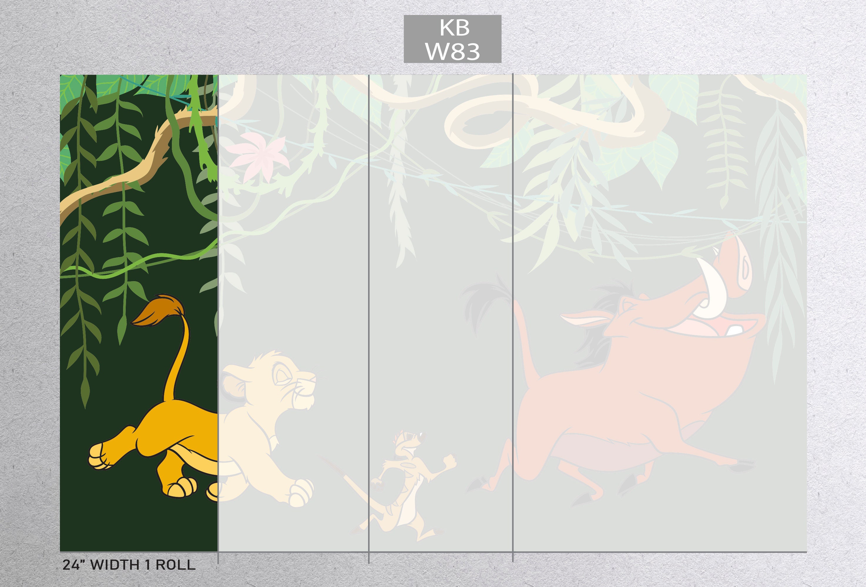 Lion King Wallpaper/ Hakuna Matata Mural/ the Lion King Wallpaper ...