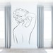 Woman Wall Decal. Abstract Woman Wall Decal. Beautiful Woman Wall Decal ...