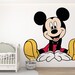 Mickey Mouse Wall Decal Cartoon Wall Decor for Kids Nursery - Etsy