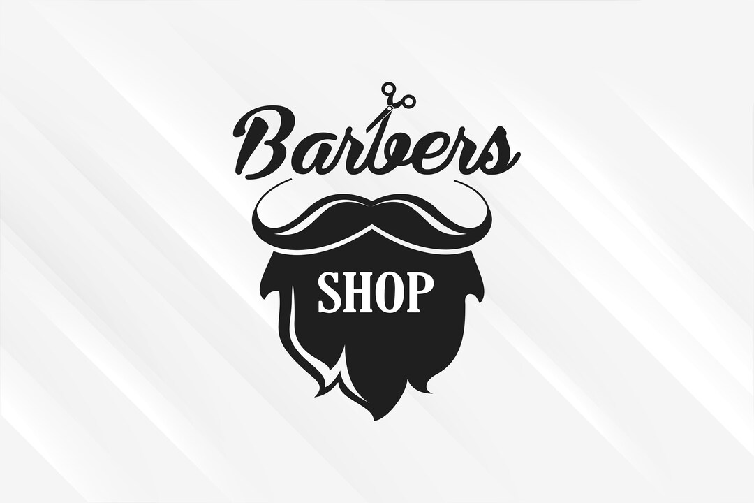 Barber Shop Wall Decal Barber Wall Sticker Beauty Salon Wall Decor (K14 ...