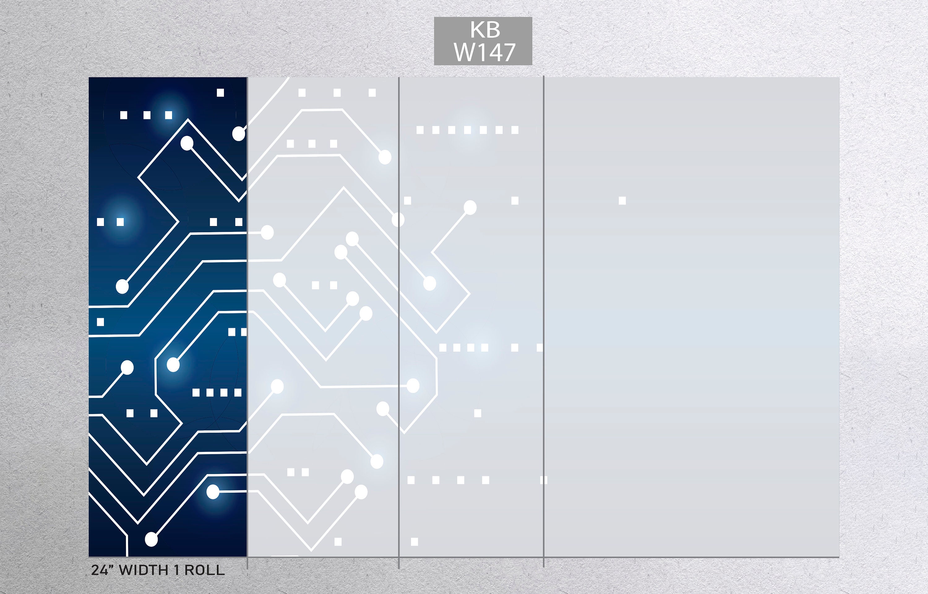 Circuit Board Office Wall Decal/ Gamer Room Decal/ Business Wall Mural ...