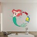 Ariel Wall Decal/ Little Mermaid Wall Decal/ Mermaid Decal Kids Wall ...