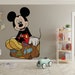Mickey Mouse Wall Decal Cartoon Wall Decor for Kids Nursery - Etsy