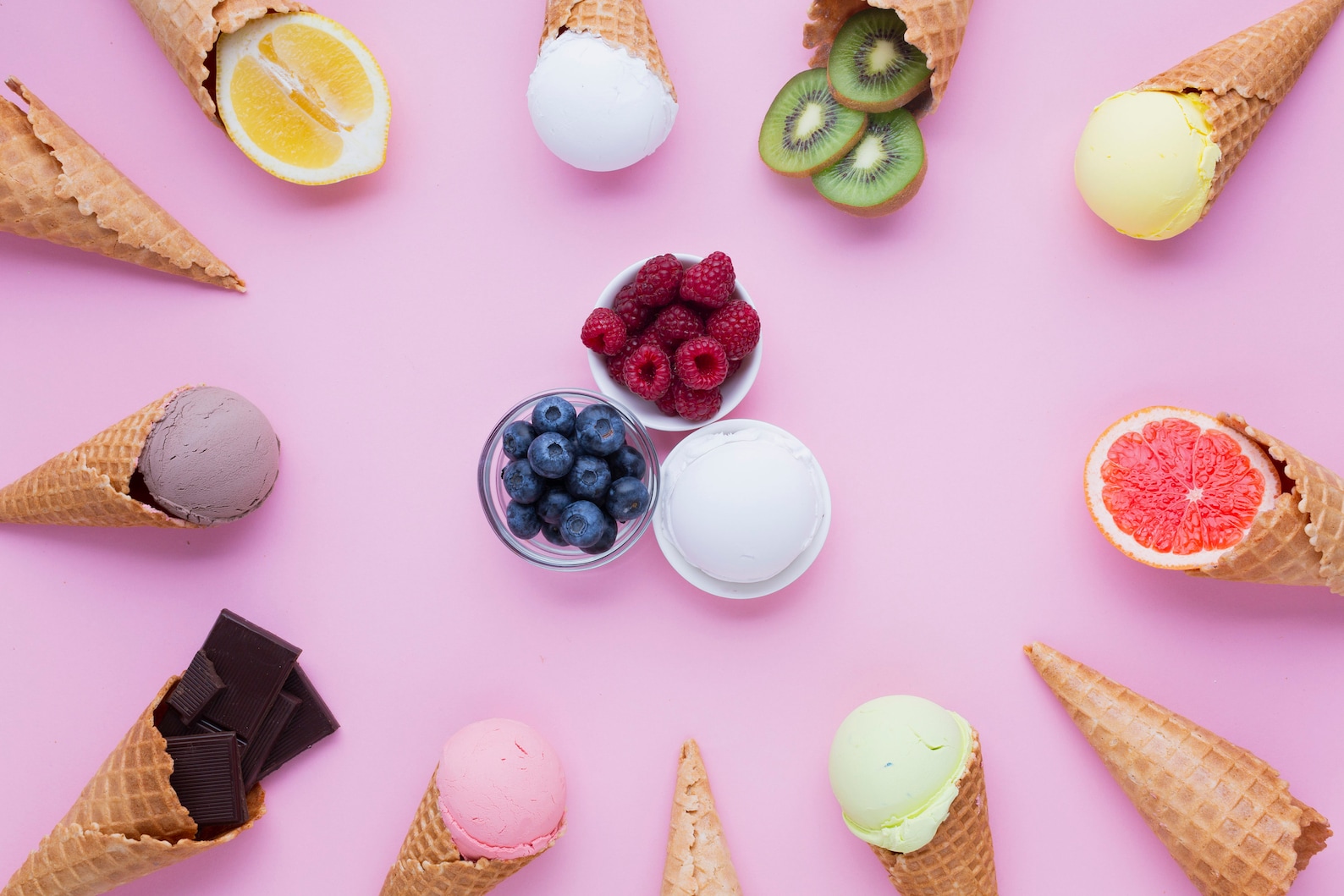 Ice Cream Wall Mural/ 3D Ice Cream Wallpaper/ Ice Cream Wall Art/ Café ...