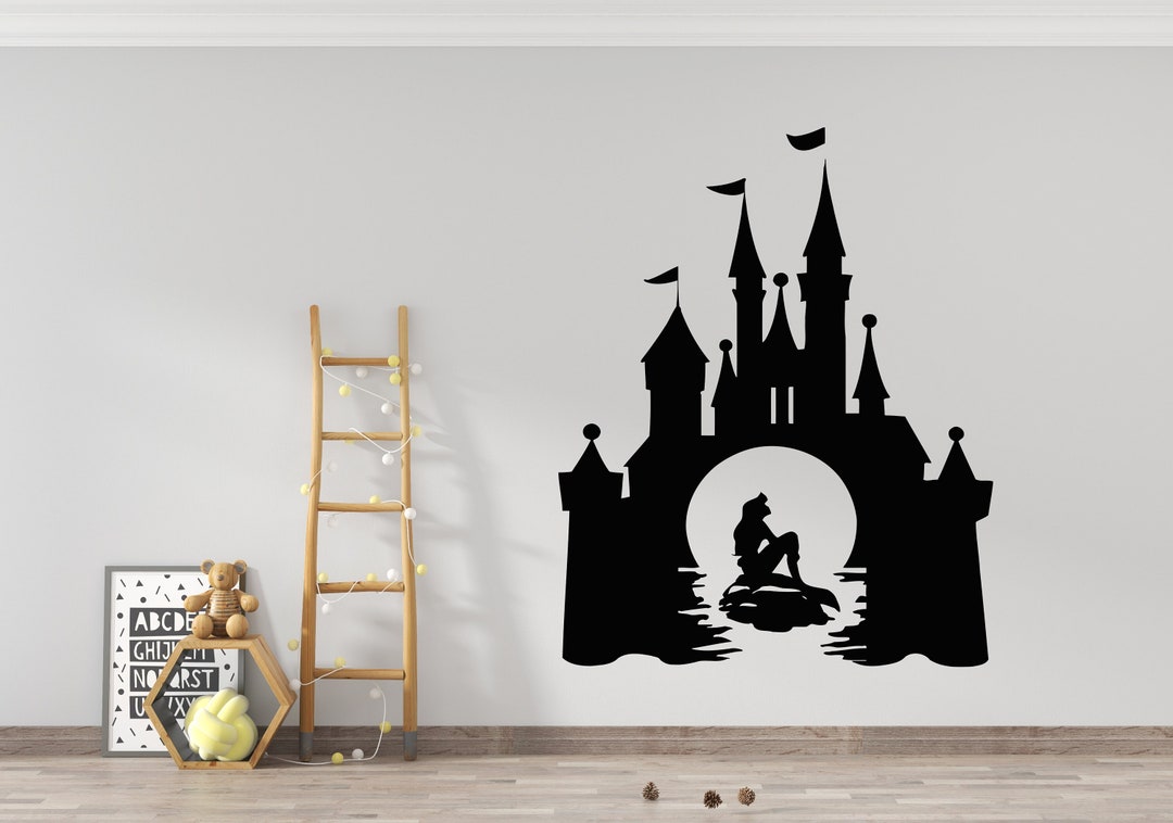 Ariel Wall Decal/ Little Mermaid Wall Decal/ Mermaid Decal Kids Wall ...