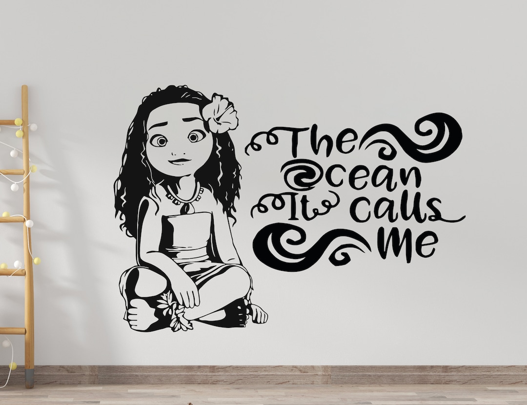 Moana Wall Decal/ Disney Princess Wall Decal/ Moana Stickers(k627) - Etsy