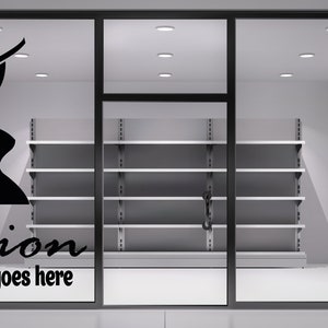 Clothes Store Sticker. Sticker on the Door. Glass Display Case Sticker ...