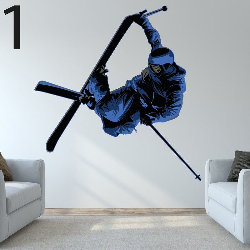 Ski Decal - Etsy