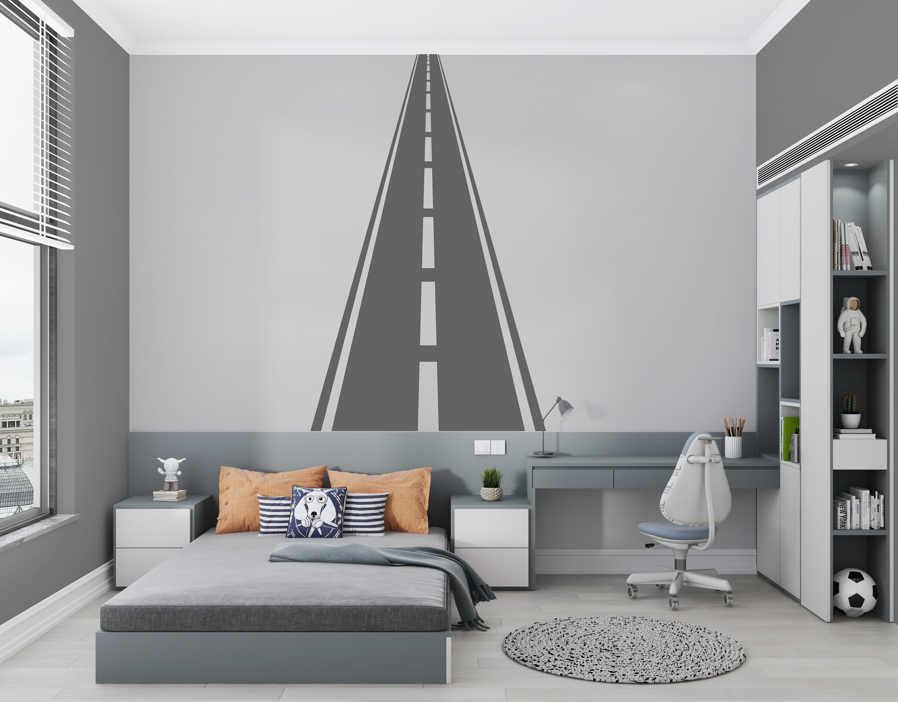 Tire Track Wall Decal/design Interior Home Decor/ Track Decal (K1019 ...