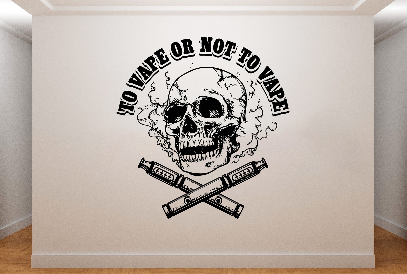 Vaping Wall Decal / Vape Shop Decal / Smoke Wall Decal / Vape | Etsy