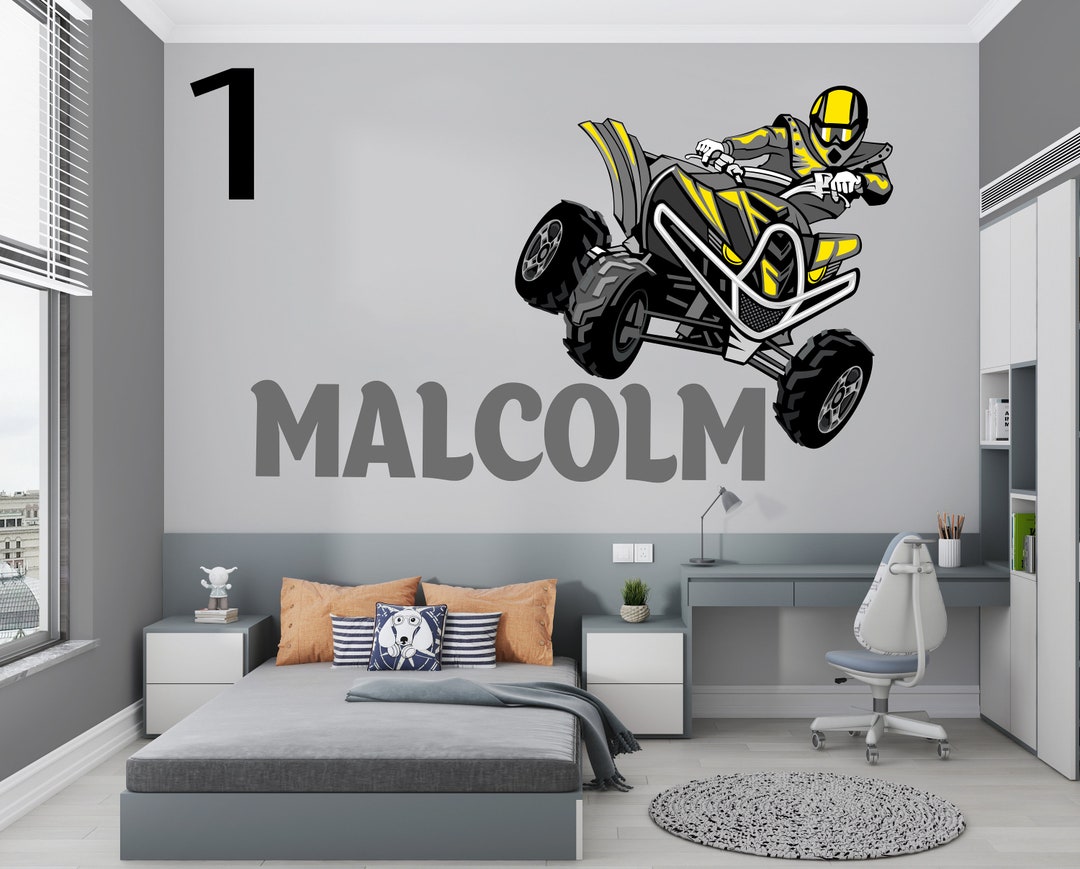 ATV Wall Decal/ ATV Decor/ Car Wall Decal/ SUV Wall Decal/ Nursery Wall ...