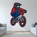 BMX Wall Decal/ BMX Wall Decor/ Mountain Bike Wall Decall/ - Etsy