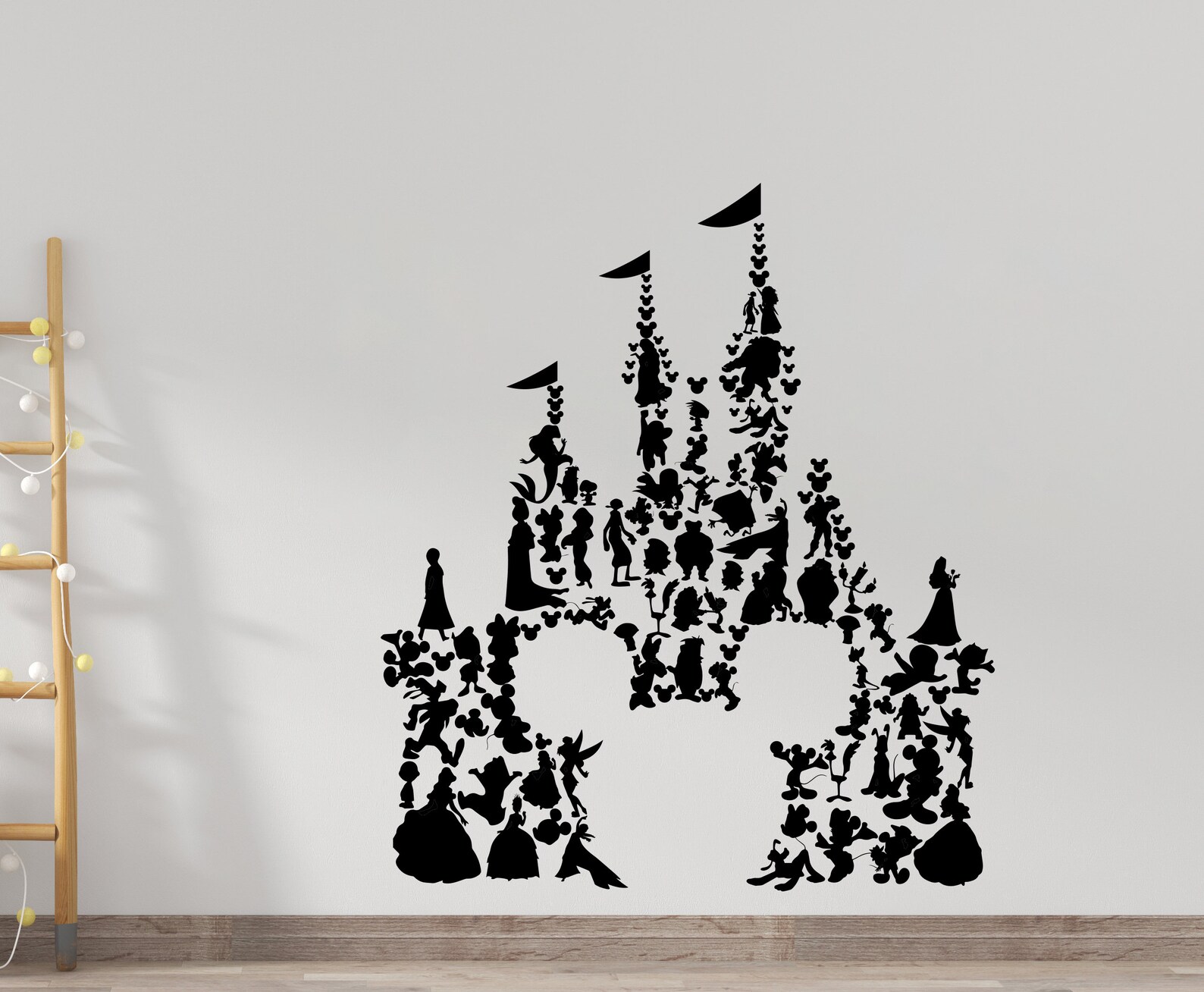 Mickey Mouse Wall Decal Cartoon Wall Decor for Kids Nursery | Etsy