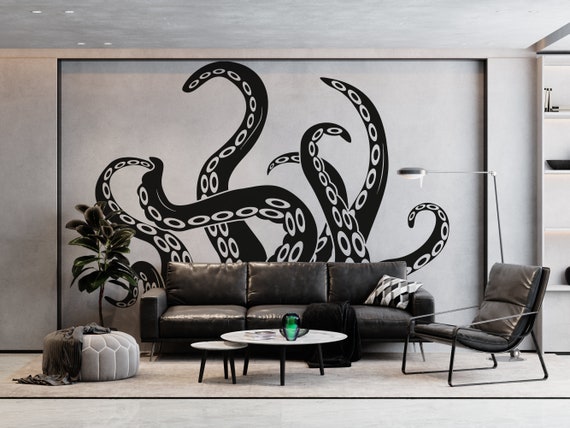 Wall Decal Octopus Octopus Muursticker TenStickers