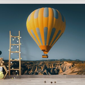 Balloons Wallpaper/ Sky Wall Mural/ Balloon Wall Mural/ Hot Air Balloon ...