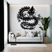 Dragon Wall Decal/ Fantasy Wall Decal/ Chinese Dragon Wall Decal ...