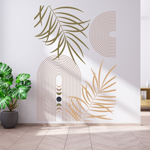 Geometric Wall Decal - Etsy