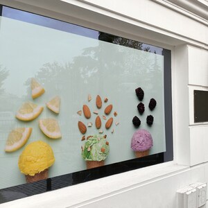 Ice Cream Wall Mural/ 3D Ice Cream Wallpaper/ Ice Cream Wall Art/ Café ...