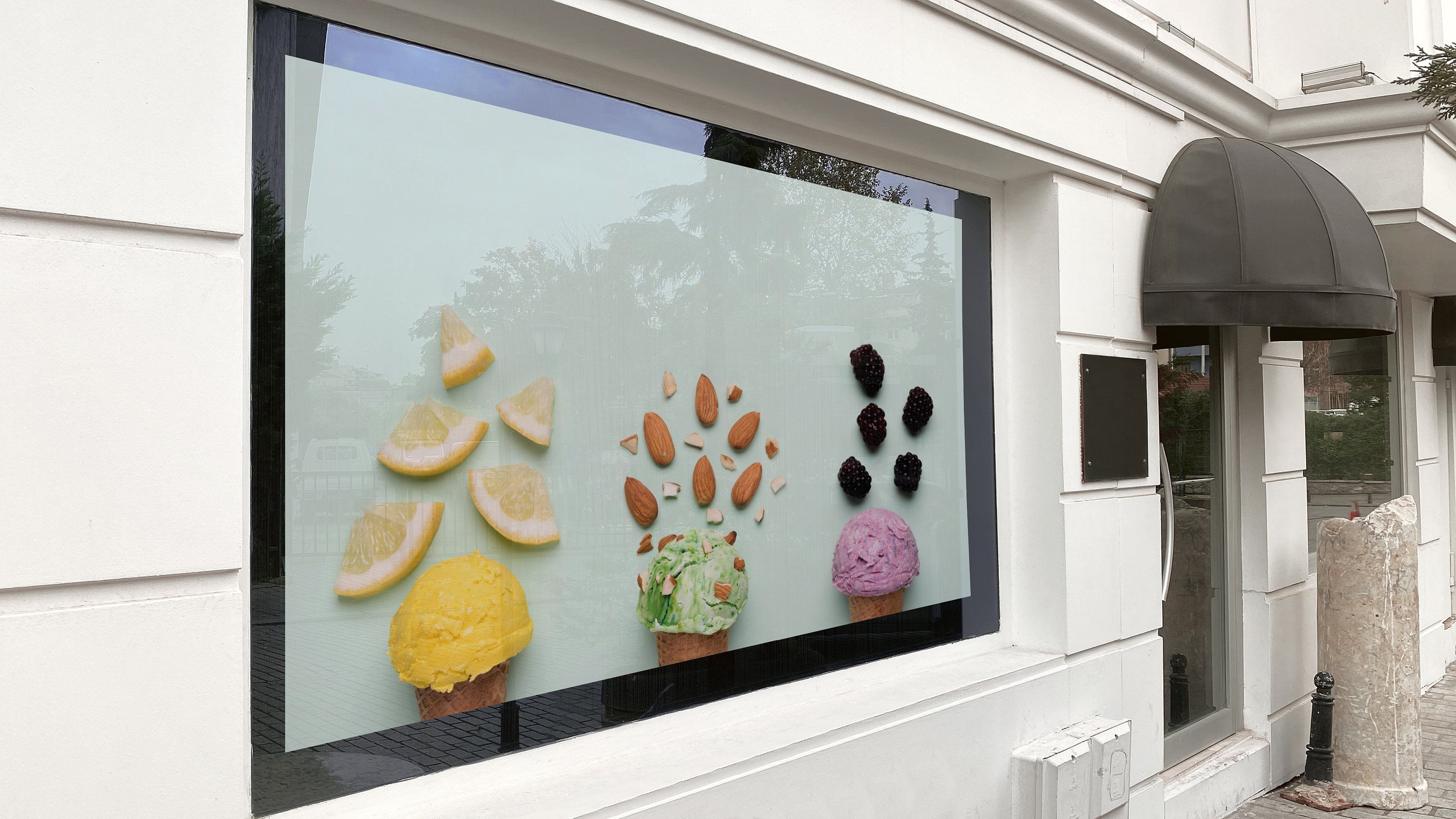 Ice Cream Wall Mural/ 3D Ice Cream Wallpaper/ Ice Cream Wall Art/ Café ...