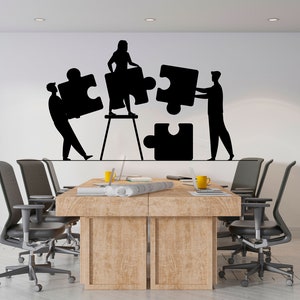 Office Wall Decal Teambuilding Wall Sticker Teamwork Office Wall Art ...