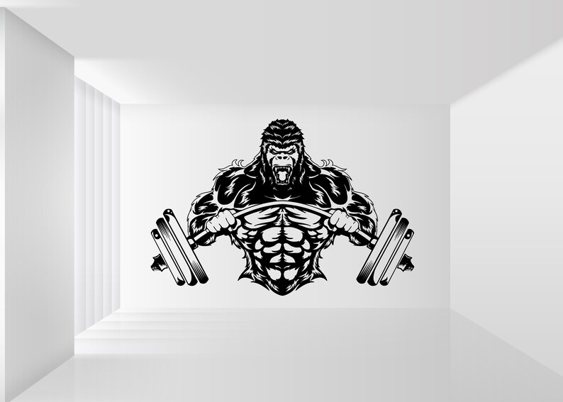 Sport Wall Decal/ Gym Wall Decal/ Fitness Wall Decal/ Workout - Etsy