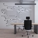 Circuit Board Wall Decal. Technology Wall Decal. Office Wall - Etsy