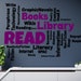Library Wall Decal/ Classroom Wall Decal/ Reading Wall Decal/ - Etsy