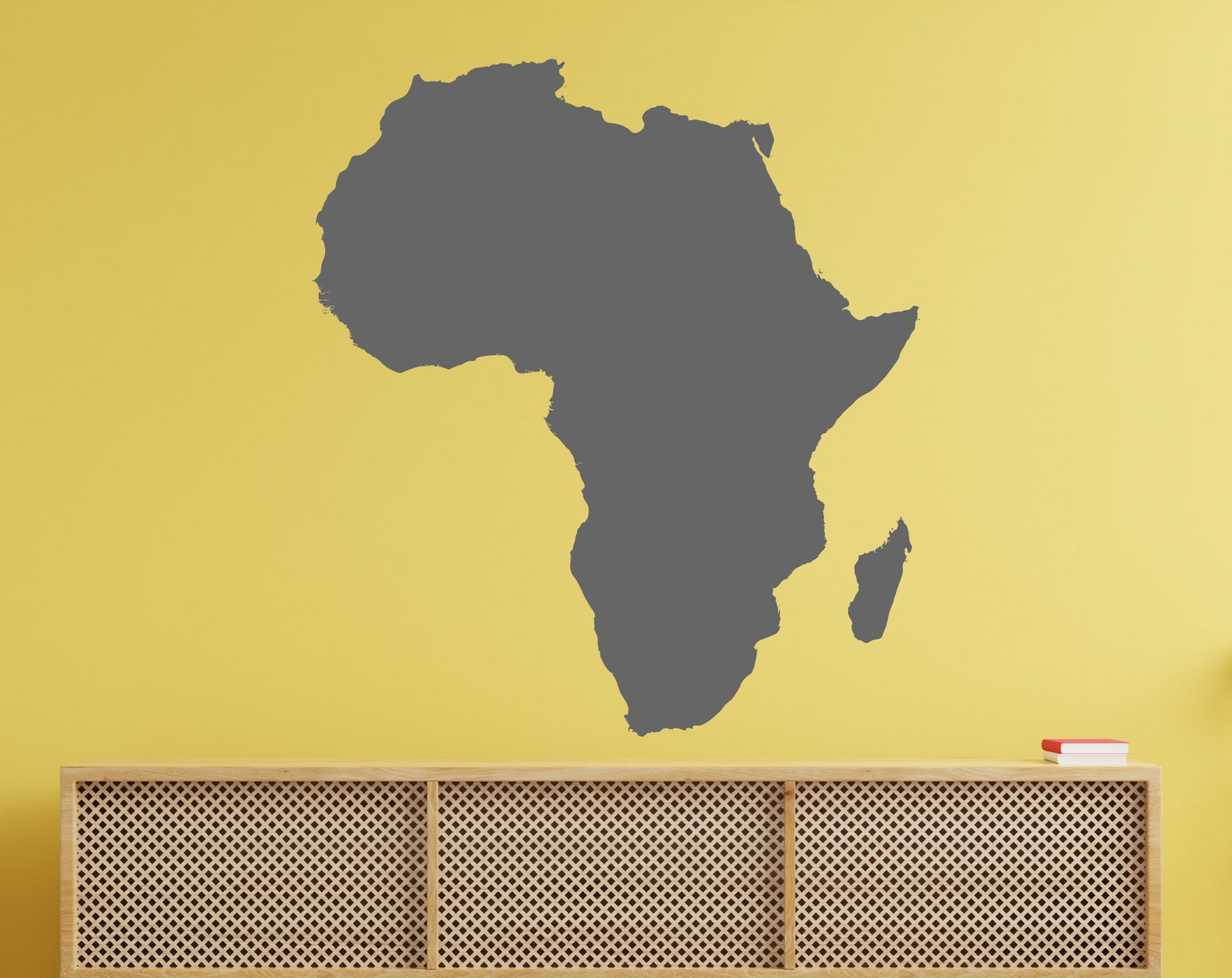 Africa Wall Decal/ Africa Sticker/africa Map Wall Decal | Etsy