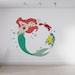 Ariel Wall Decal/ Little Mermaid Wall Decal/ Mermaid Decal Kids Wall ...