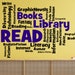Library Wall Decal/ Classroom Wall Decal/ Reading Wall Decal/ Library ...