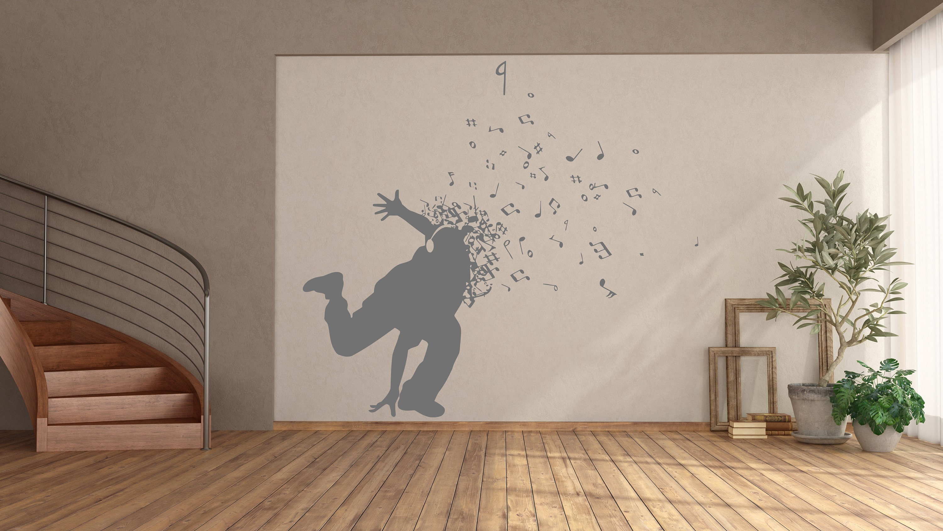 Music Wall Decal Music Notes Wall Sticker Music Wall Decor - Etsy