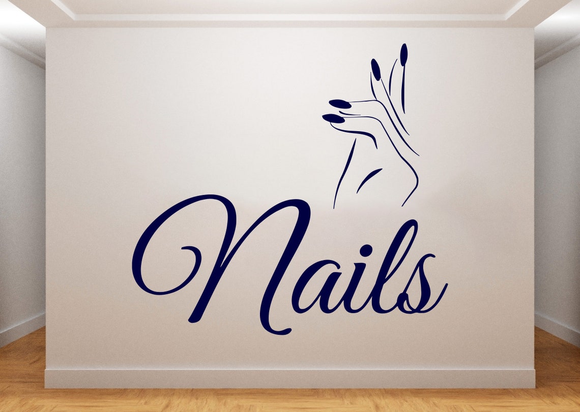 Nail Salon Wall Decal Beauty Salon Wall Decor Spa Salon Wall - Etsy