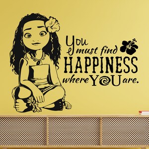 Moana Wall Decal/ Disney Princess Wall Decal/ Moana Stickers(k628) - Etsy