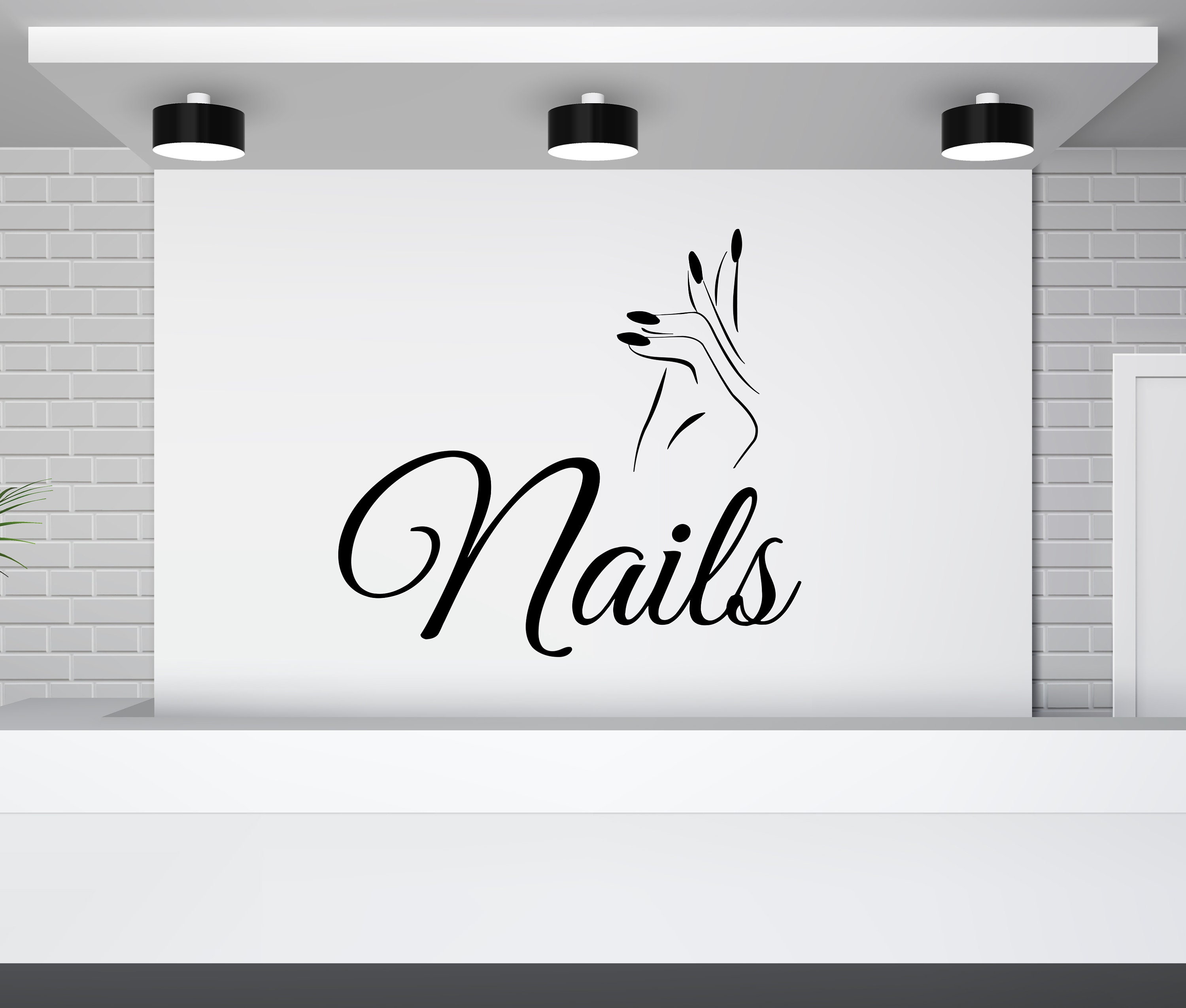 Nail Salon Wall Decal Beauty Salon Wall Decor Spa Salon Wall - Etsy
