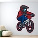 BMX Wall Decal/ BMX Wall Decor/ Mountain Bike Wall Decall/ - Etsy