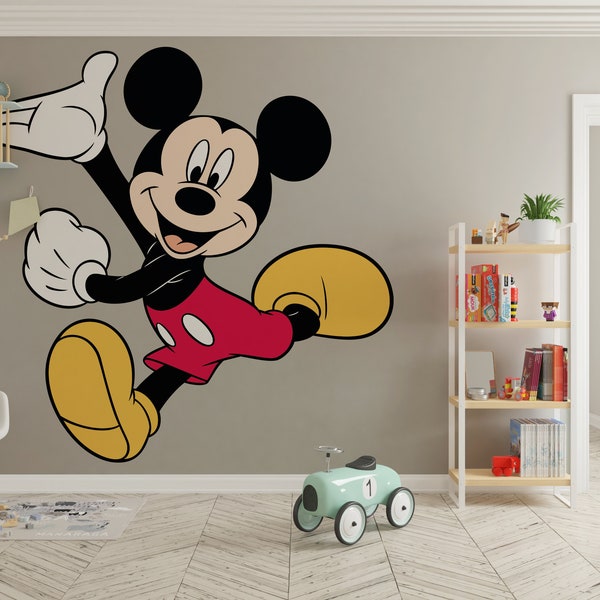Mickey Mouse Decal - Etsy