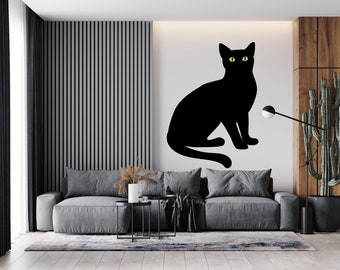 Cat Wall Decals - Etsy