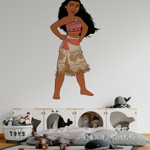 Moana Wall Decal/ Disney Princess Wall Decal/ Moana Stickers/ Nursery ...