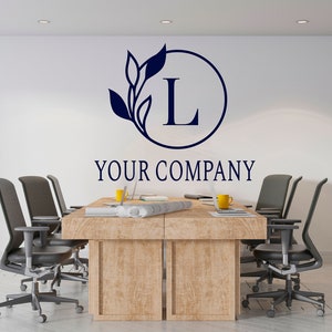 Company Name/ Logo Wall Decal /custom Text/business Printing Product ...