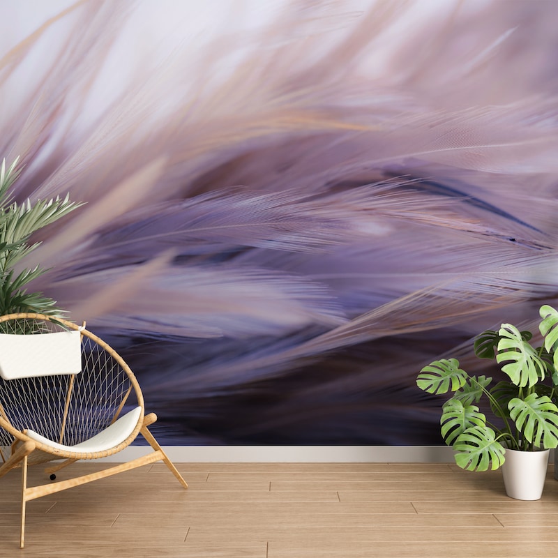 Feather Wallpaper - Etsy