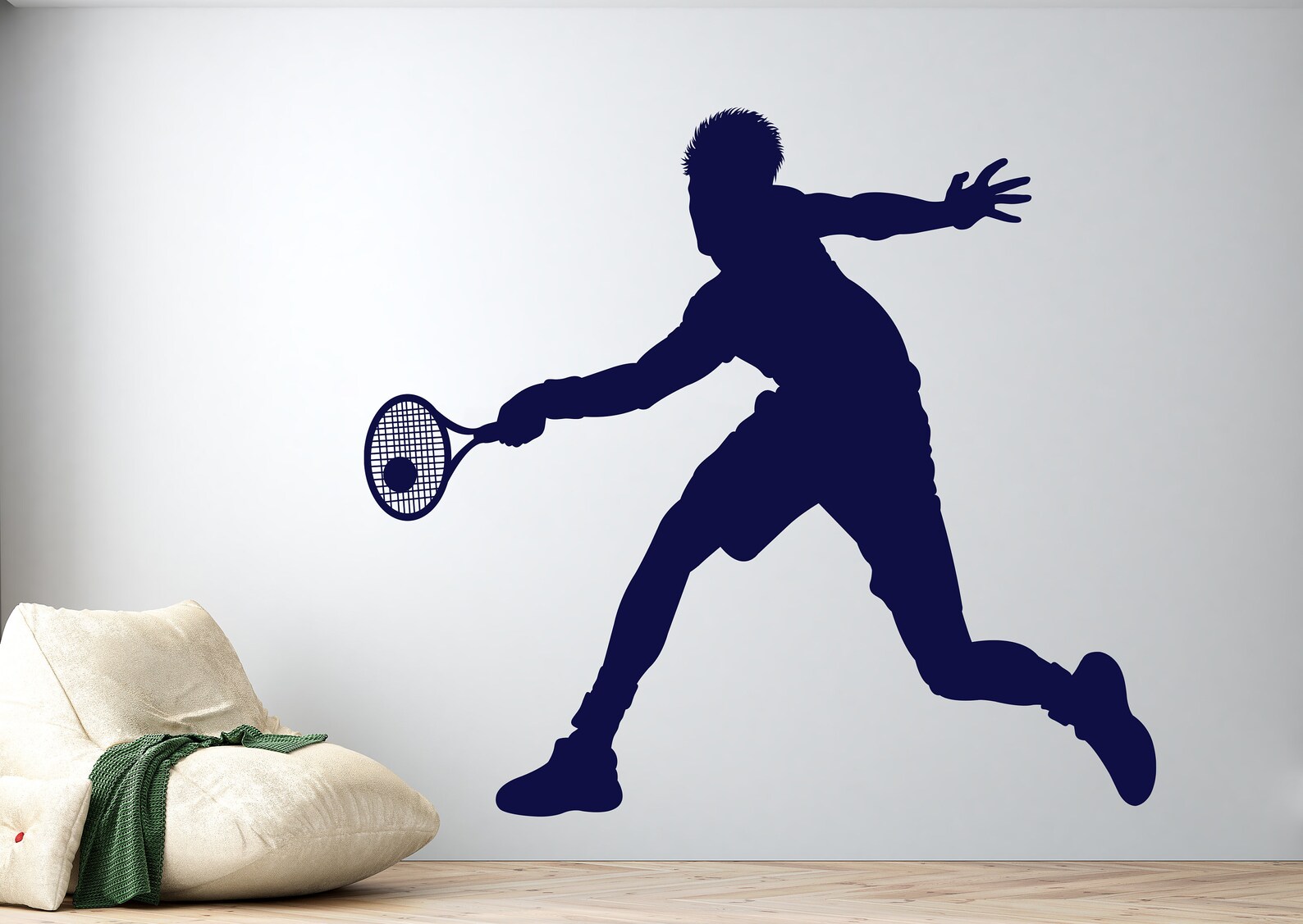 Badminton Player Wall Decal. Boys Teenager Room Wall Decor. - Etsy